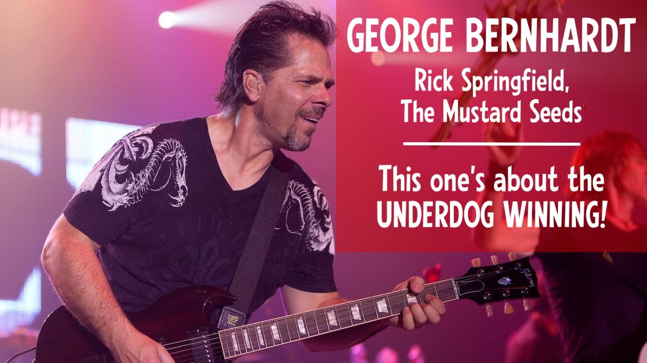George Bernhardt - Rick Springfield, The Mustard Seeds - SIGNED by ...