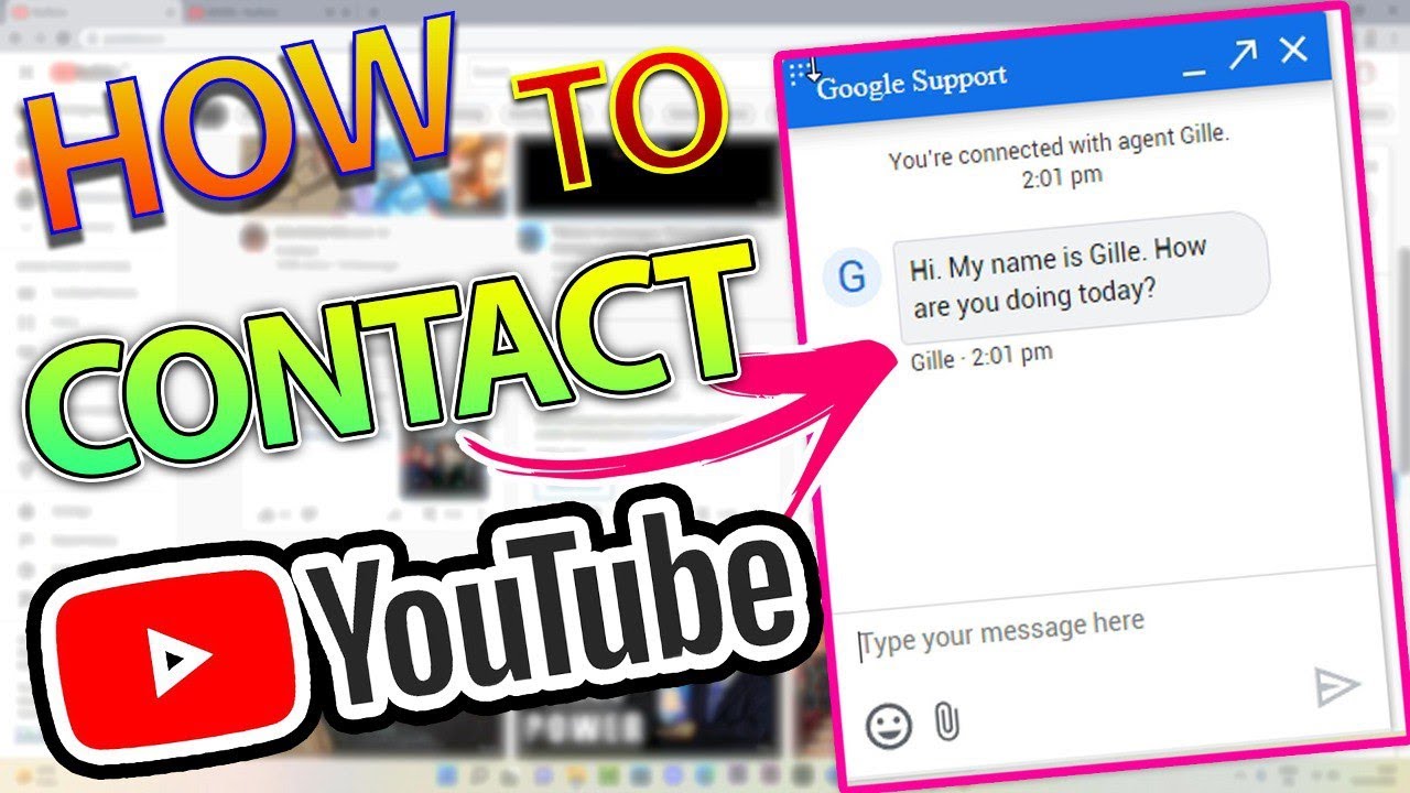 How to Chat with YouTube | How to Contact YouTube in real time Ask ...