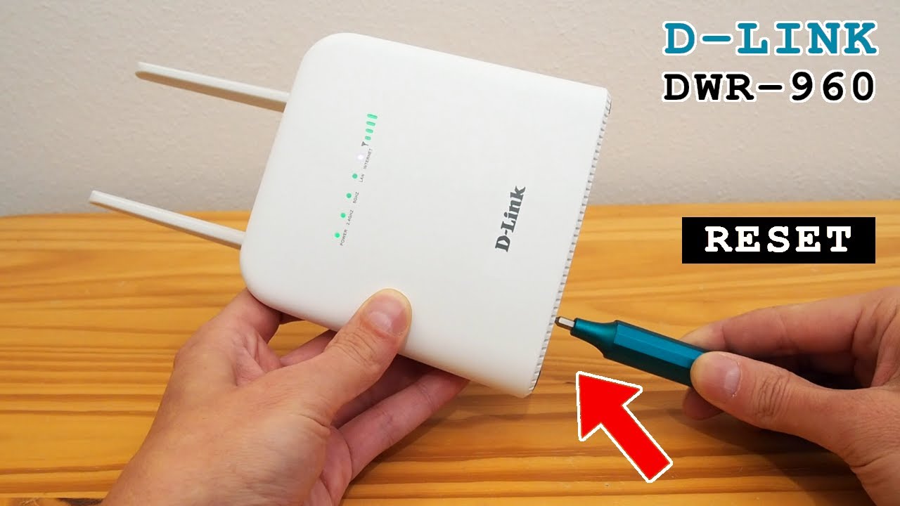 D-Link DWR-960 4G Router Wi-Fi • Factory reset - YouTube