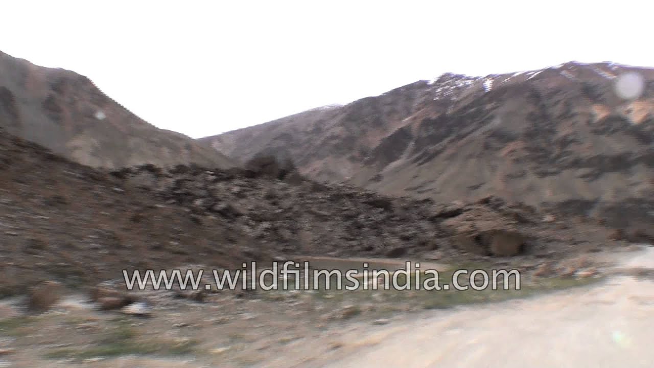 Driving from Bharatpur to Sarchu on Himachal-Jammu and Kashmir border ...