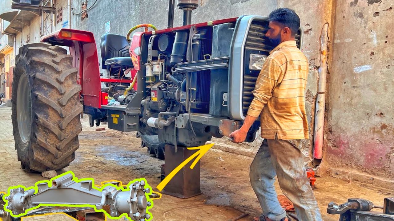 Amazing Handmade Tractor Front Axle || Manufacture Axle Assembly In ...