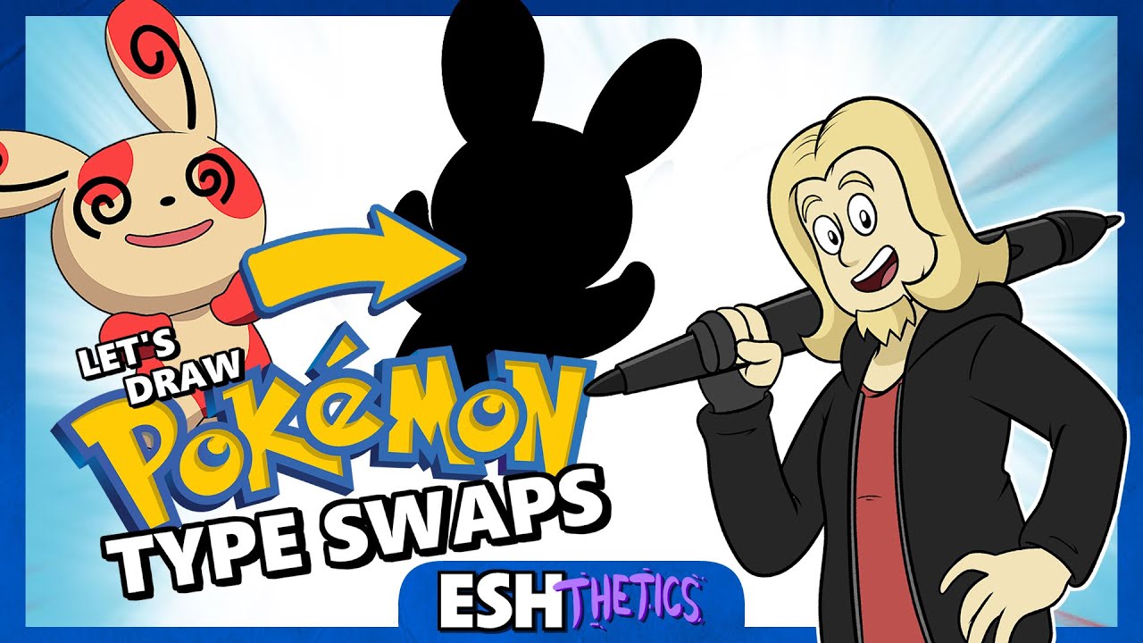 Let's Draw Pokémon TYPE SWAPS! - YouTube