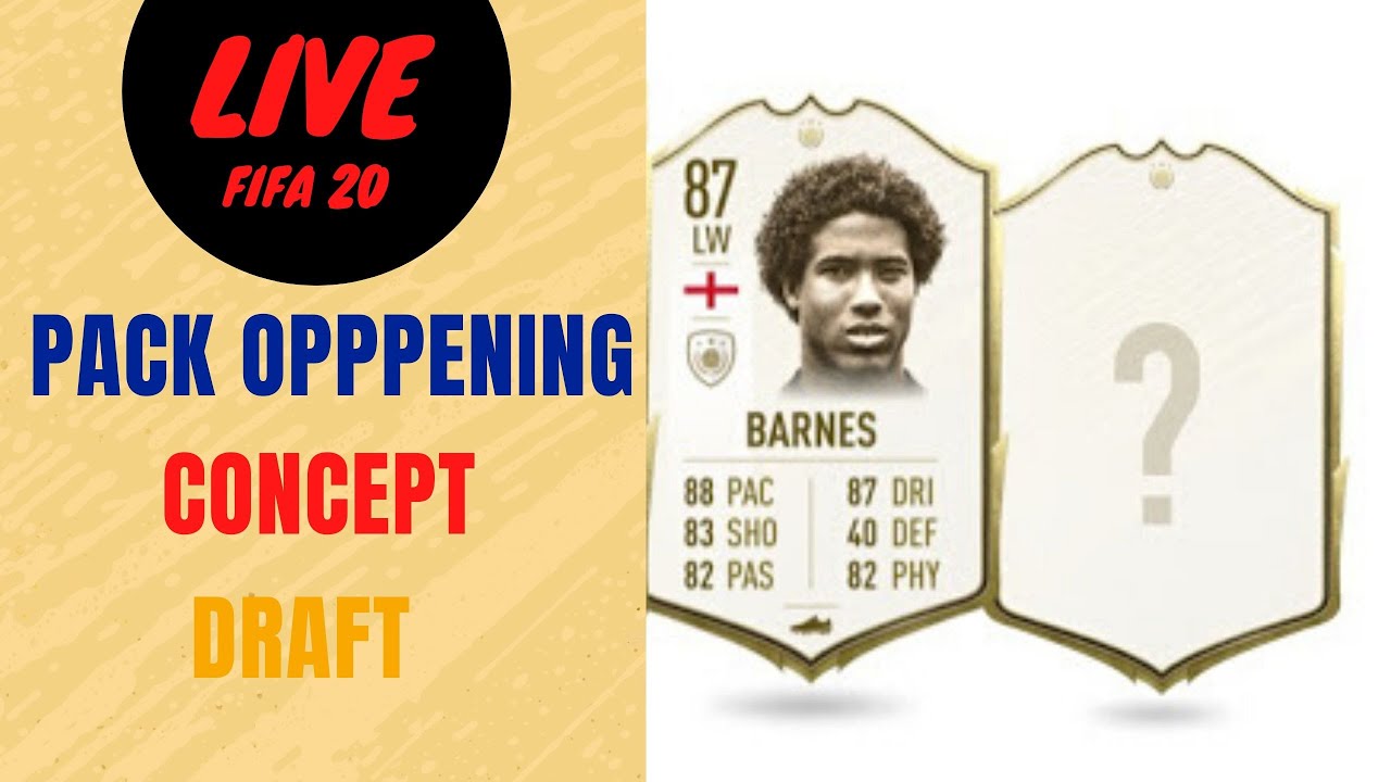 Fifa 20 pack oppening avec concept + draft + Pack icon - YouTube