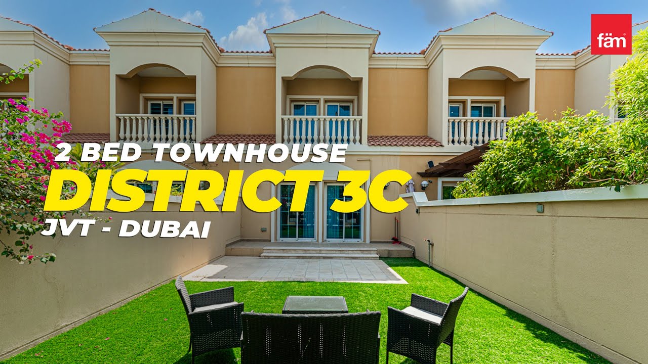Amazing 2 Bed Townhouse in District 3C, JVT - Dubai - YouTube