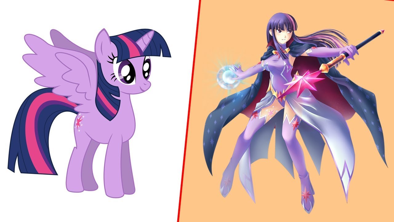 My Little Pony HUMANISED As WARRIORS - Misa Cartoons - YouTube
