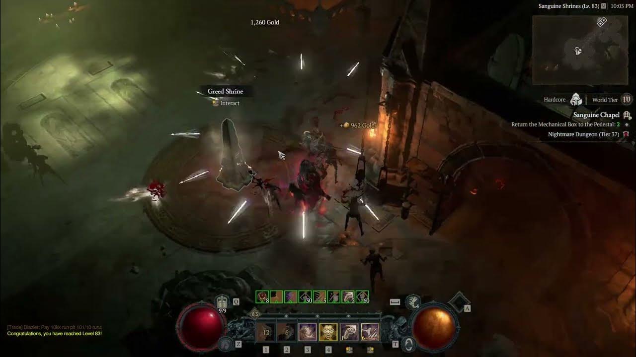 Diablo 4 Hardcore Mode Barbarian's Upheaval Skill in Action - YouTube