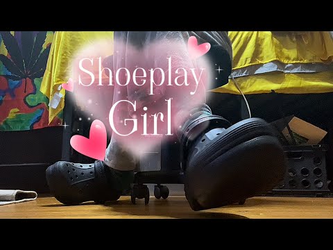 Shoeplay Socks n Crocs #irlshoeplay #muteshoeplay #shoeplaygirl #shoeplayer #shoeplay #sockshoeplay