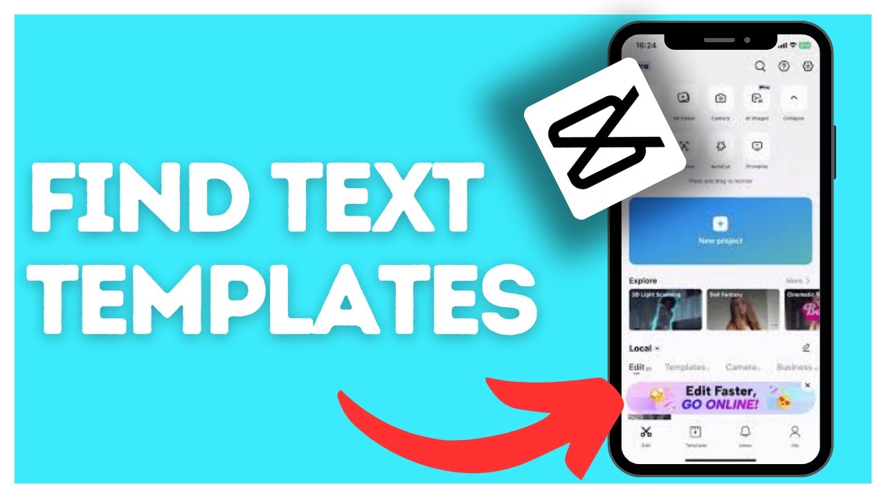 How to find text templates on CapCut? - YouTube