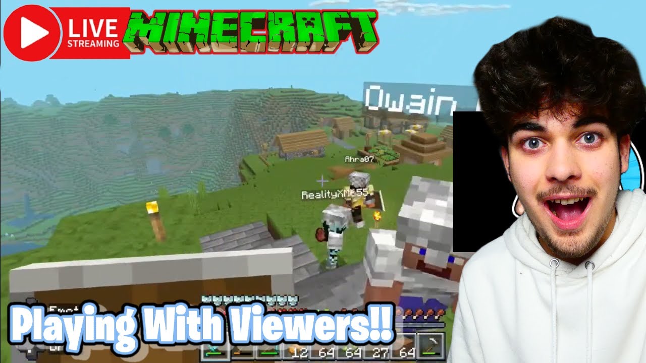 Playing Minecraft W Viewers! Come Chill & Chat!! - YouTube