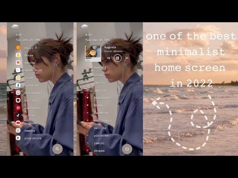 MINIMALIST HOME SCREEN |UNIQUE PHONE HOME SCREEN | FREE AESTHETIC ...