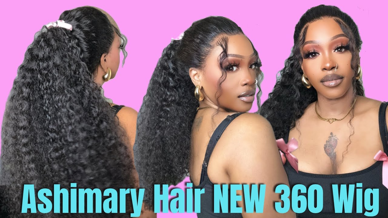 NEW 360 wig perfect for ponytails | Ashimary Hair - YouTube