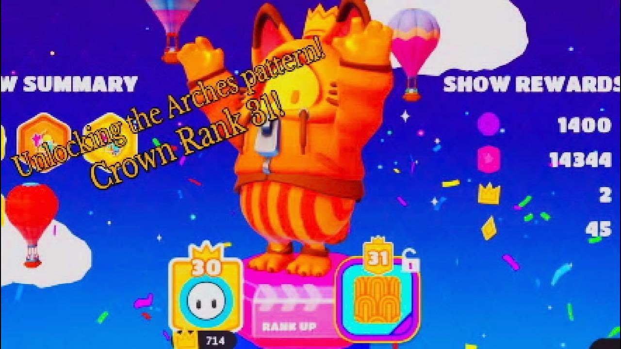 Unlocking the Arches pattern in Fall guys [👑r 31!] - YouTube