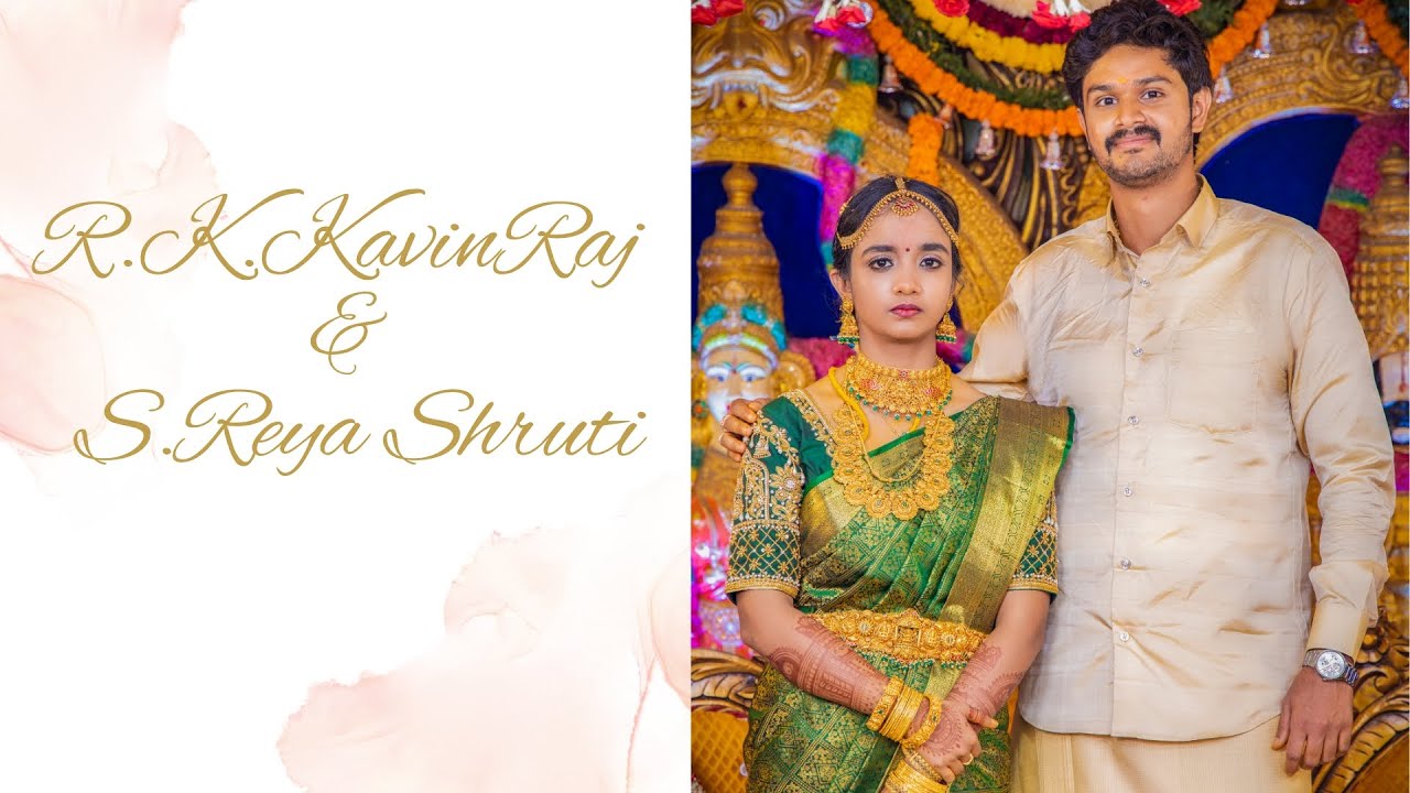 KAVIN RAJ REYA SRHUTI WEDDING MOMENTS MADURAI - YouTube