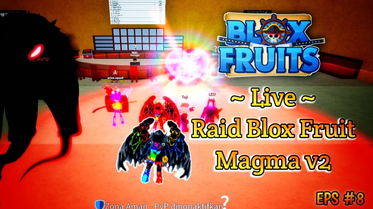 🔴(LIVE) Roblox Indonesia - Raid Magma v2 Second Sea • Private Server 🆓 ...