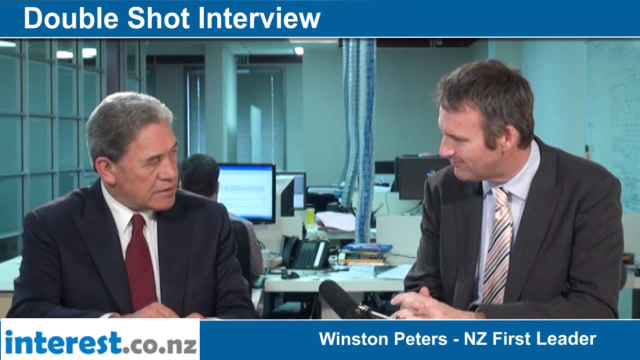Double Shot Interview with Winston Peters NZ First Leader - YouTube