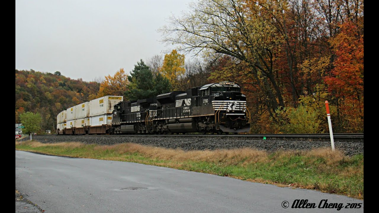 A Great Mid-October Weekend on the NS Pittsburgh Line - Part 1 (10/17 ...