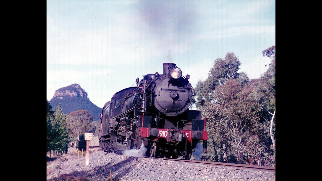 Australian steam locomotive 5910 - Rylstone tour, including cab ride ...