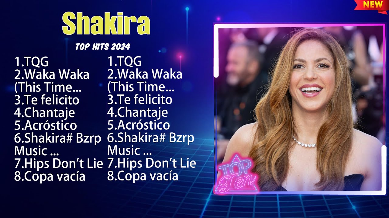 Shakira Greatest Hits Full Album ️ Full Album ️ Top 10 Hits of All Time ...
