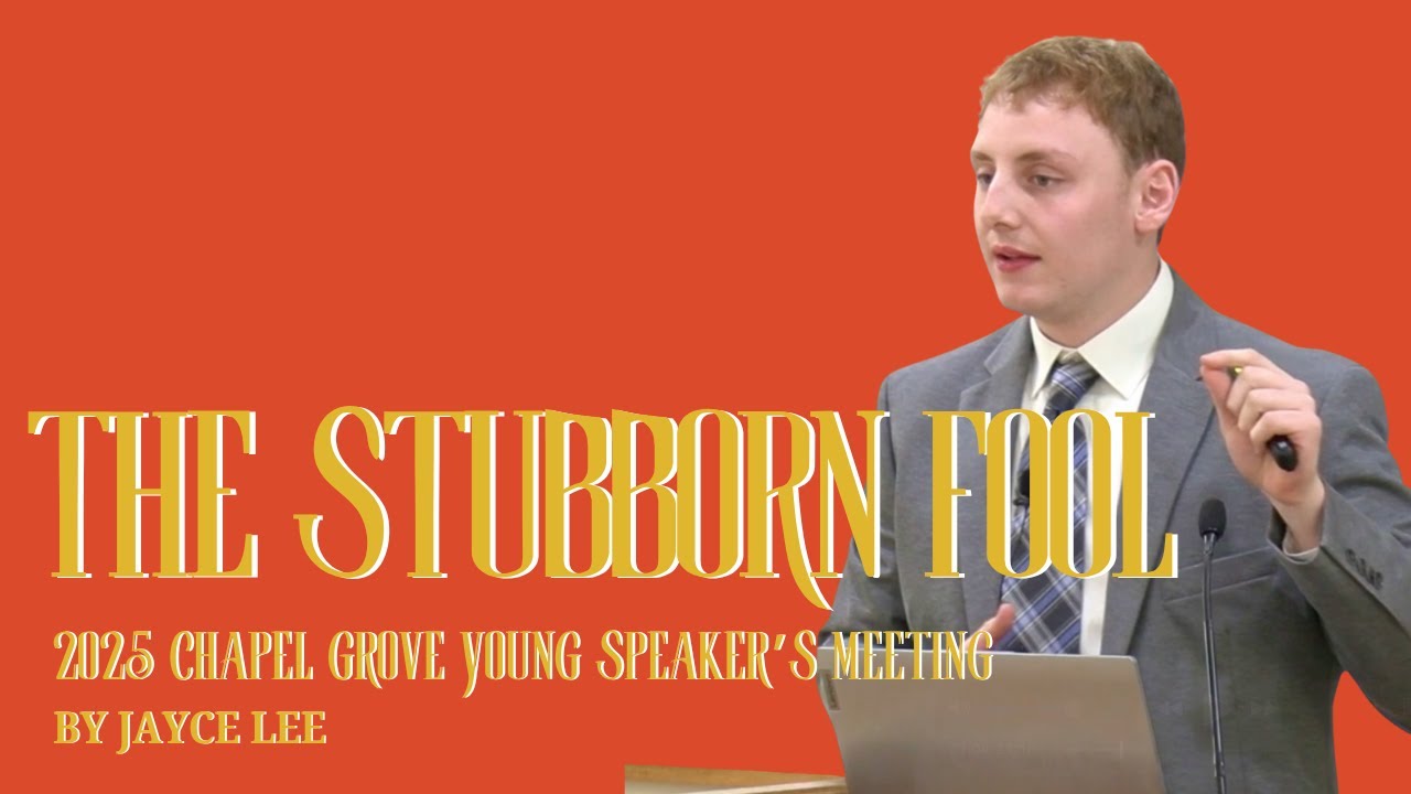 The Stubborn Fool (Jayce Lee) - YouTube