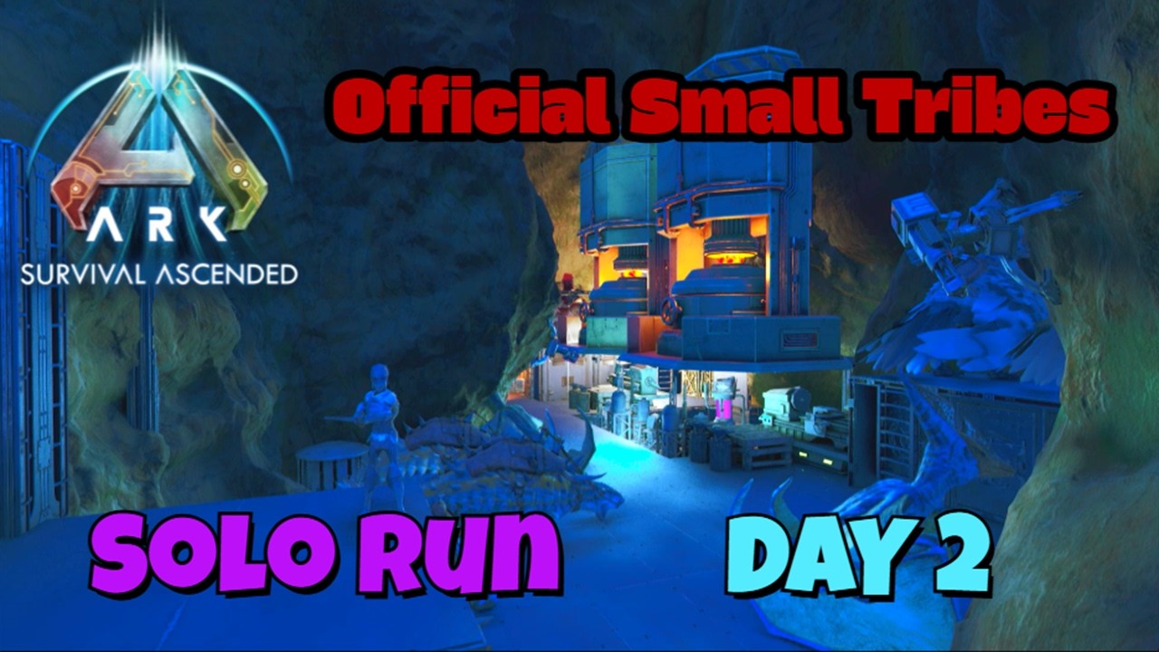 ARK: Official Small tribes: Solo Run Day 2 - YouTube