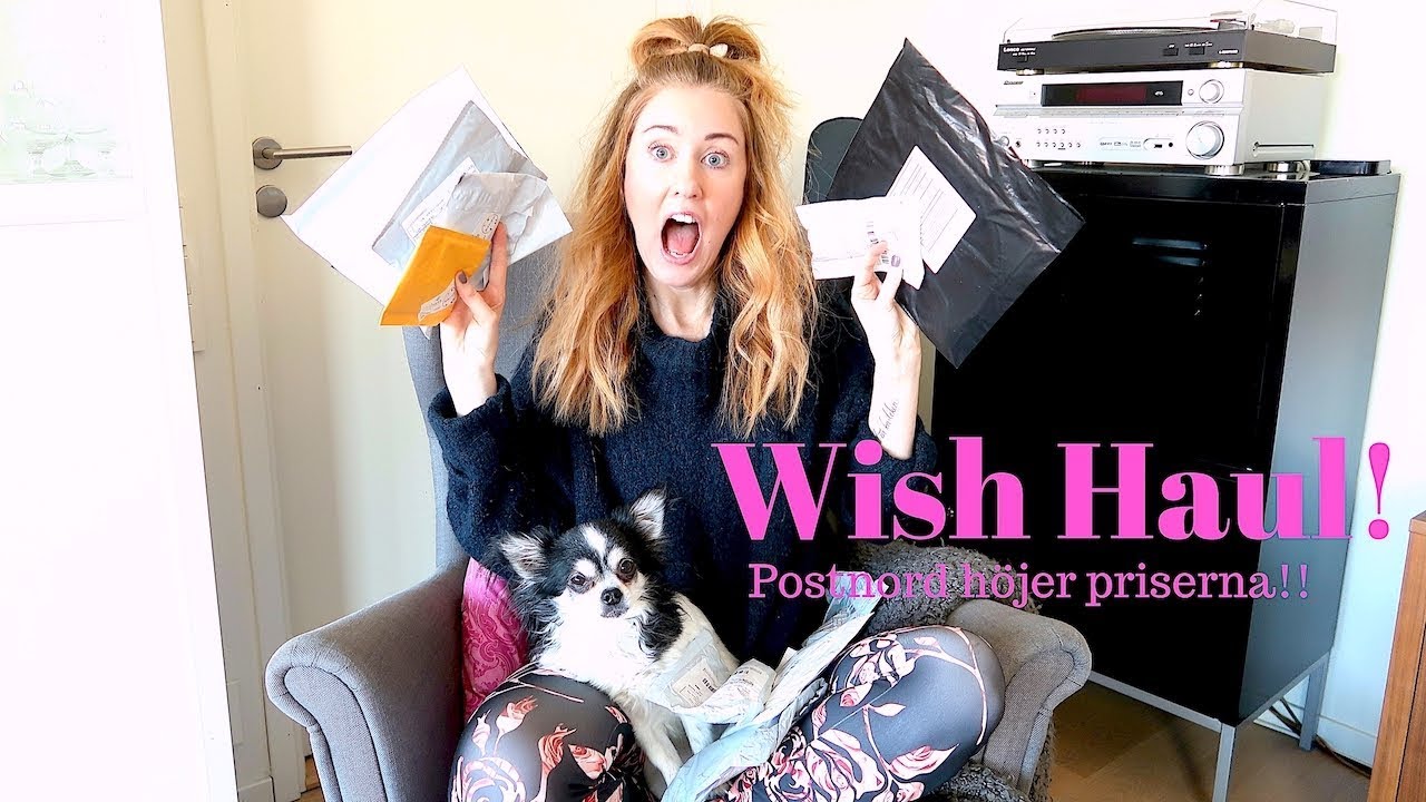 Wish haul! (massa roliga paket från Wish, Postnord höjer priserna ...