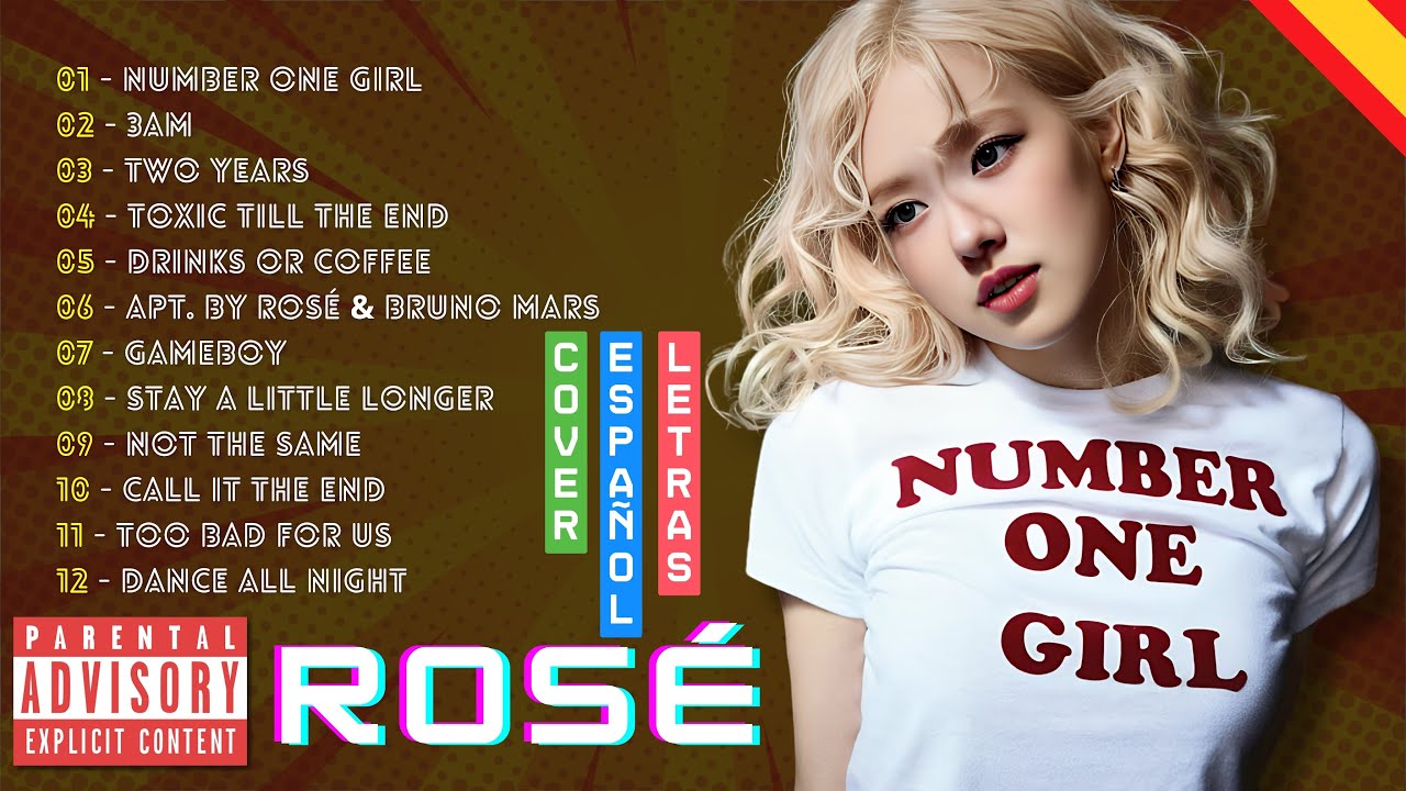ROSÉ Playlist I Cover Español Latino Letras - YouTube