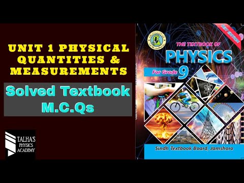 Unit 1 \\ Physical Quantities & Measurements | Class 9 Physics |Solved ...