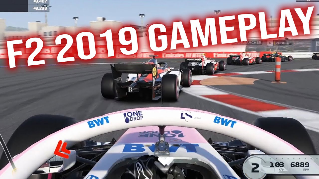 BRAND NEW F2 2019 CARS ARE NOW IN F1 2019 - YouTube
