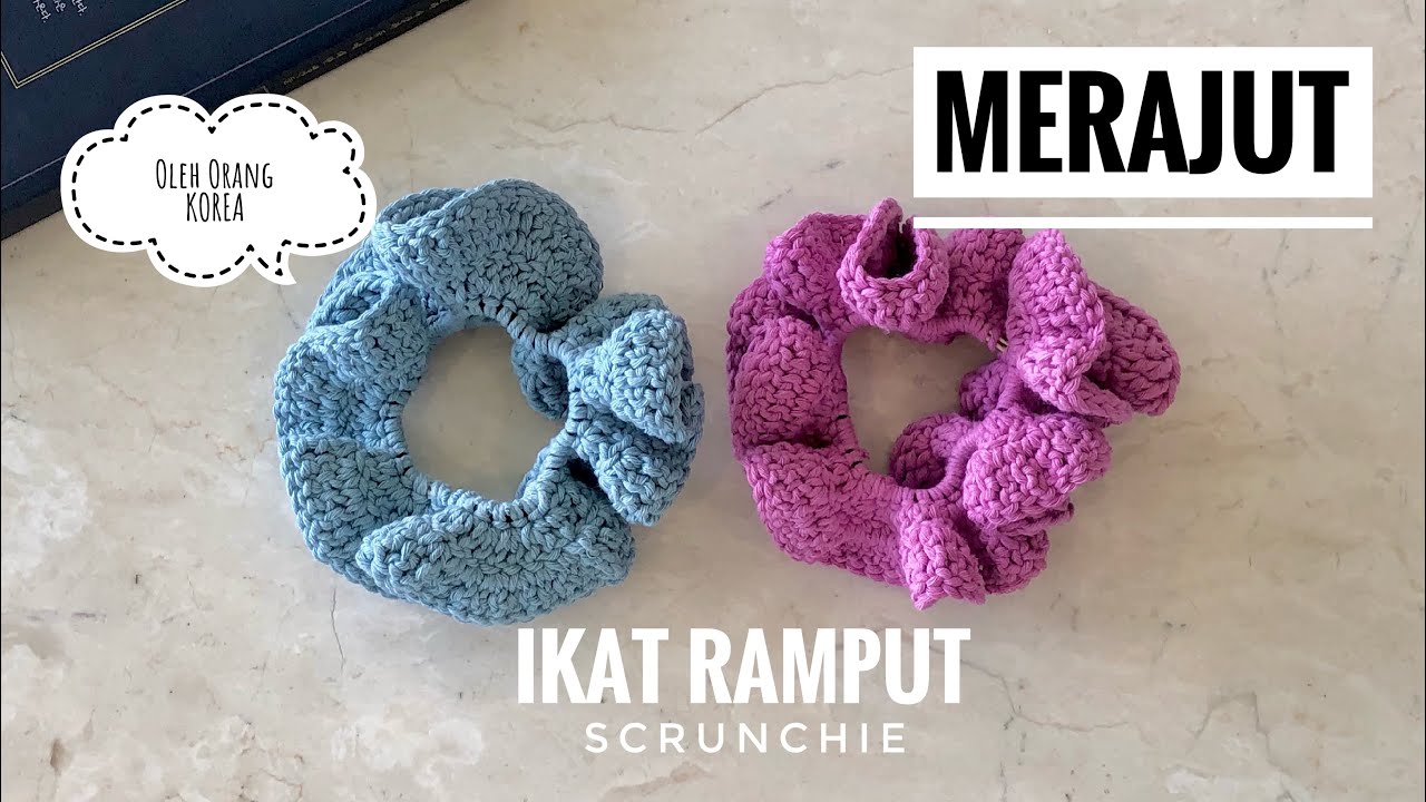 Rajut Ikat Ramput untuk Pemula :: Tutorial Rajut :: Korean Style ...