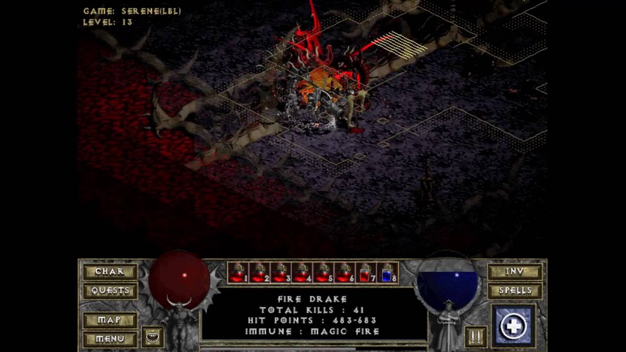 Diablo 1 Legit Hell/Hell (Warrior) - YouTube