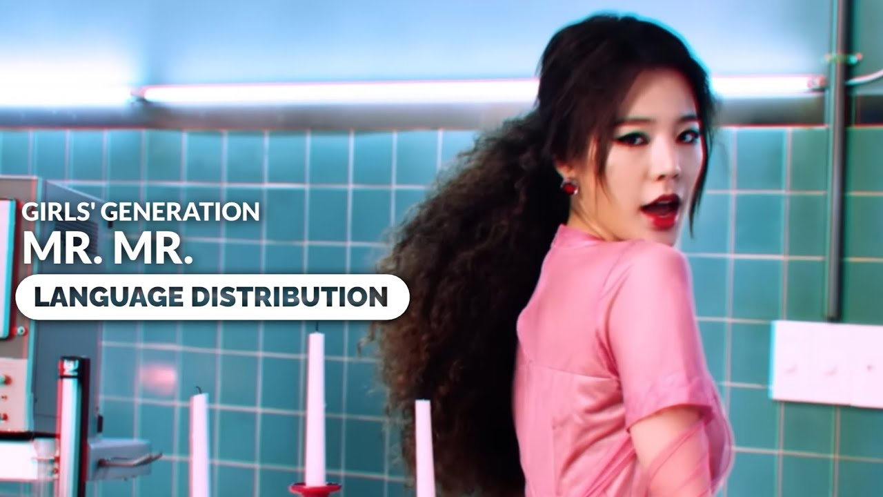 Girls' Generation - Mr. Mr. | Language Distribution - YouTube