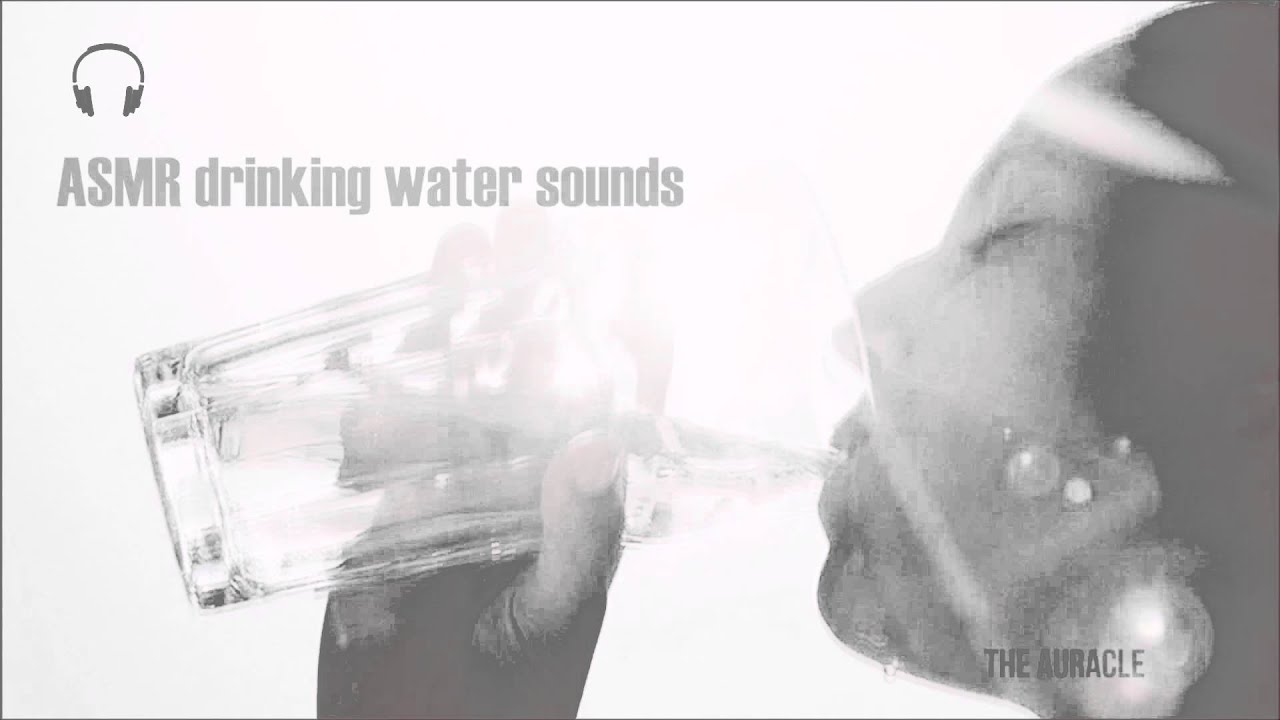 [ASMR] ★ Drinking water sounds ★ [Gulping] [Sipping] [Mouth sounds ...