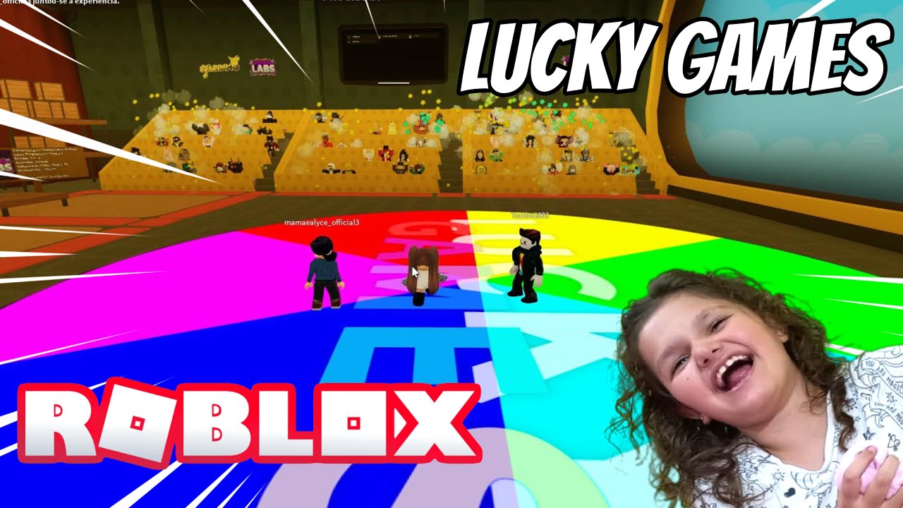 ROBLOX - LUCKY GAMES - Fabíola Fafafran Games - YouTube