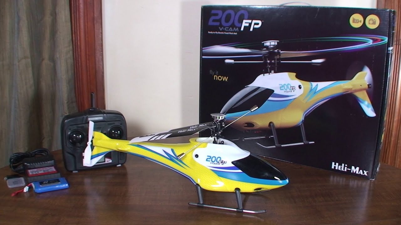 Heli-Max - 200 FP V-Cam - Review and Flight - YouTube