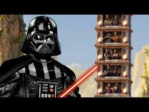 Star Wars Invades MK1: Darth Vader vs Everyone – Insane Hard Ladder ...