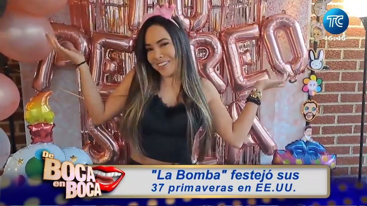 "La Bomba" festejó sus 37 primaveras en EE.UU. - YouTube