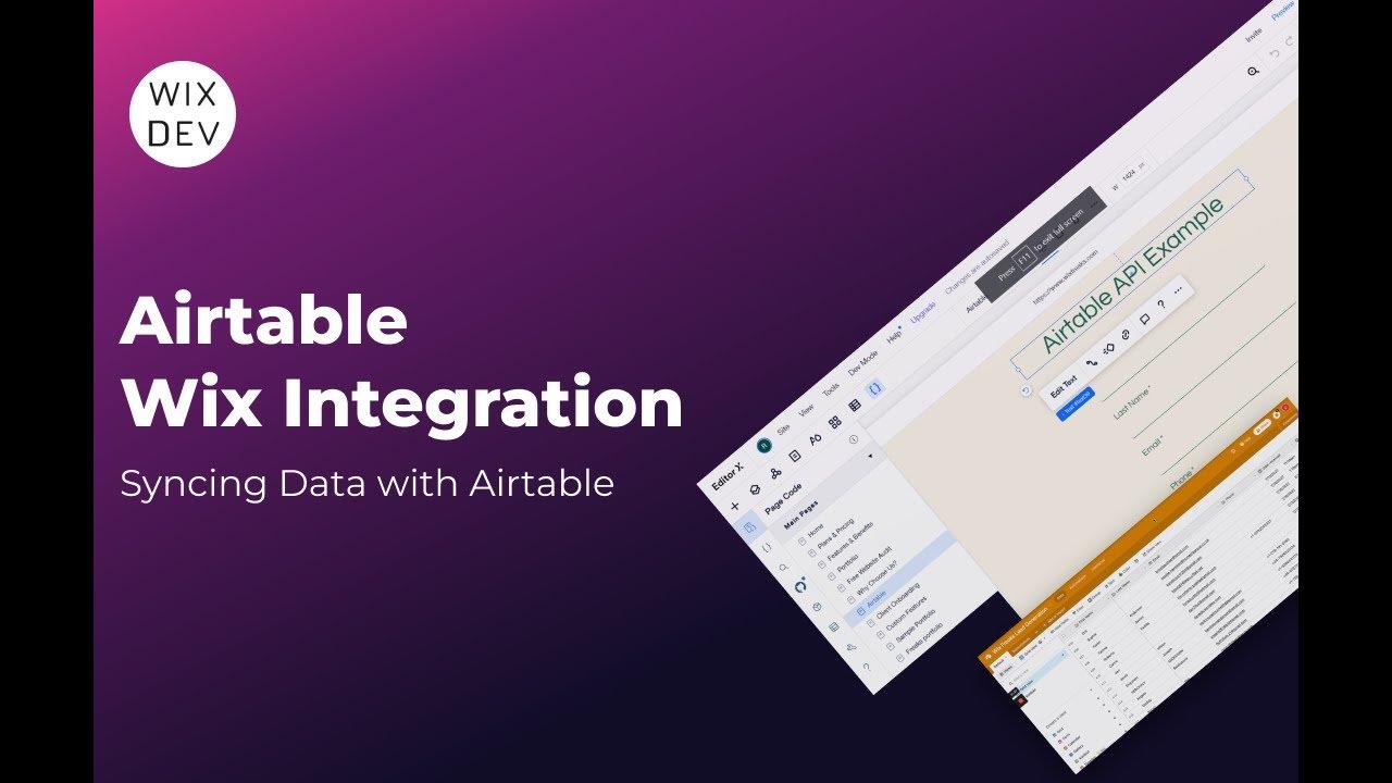 Airtable - Wix Integration | Wix Velo | Wix Dev - YouTube