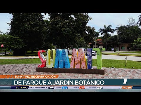Parque Municipal Summit recibe certificación de jardín botánico