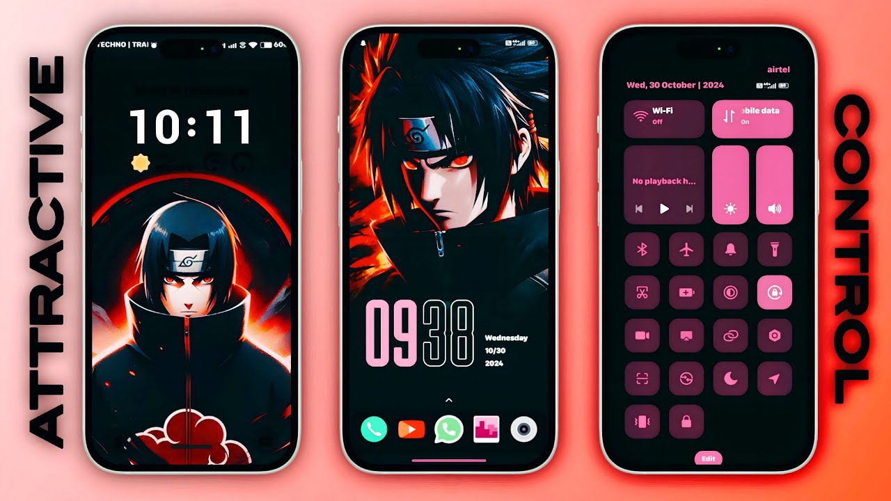 Top 2 Attractive Control UI For Xiaomi HyperOS & Miui 🚀🤯 Custom walls ...