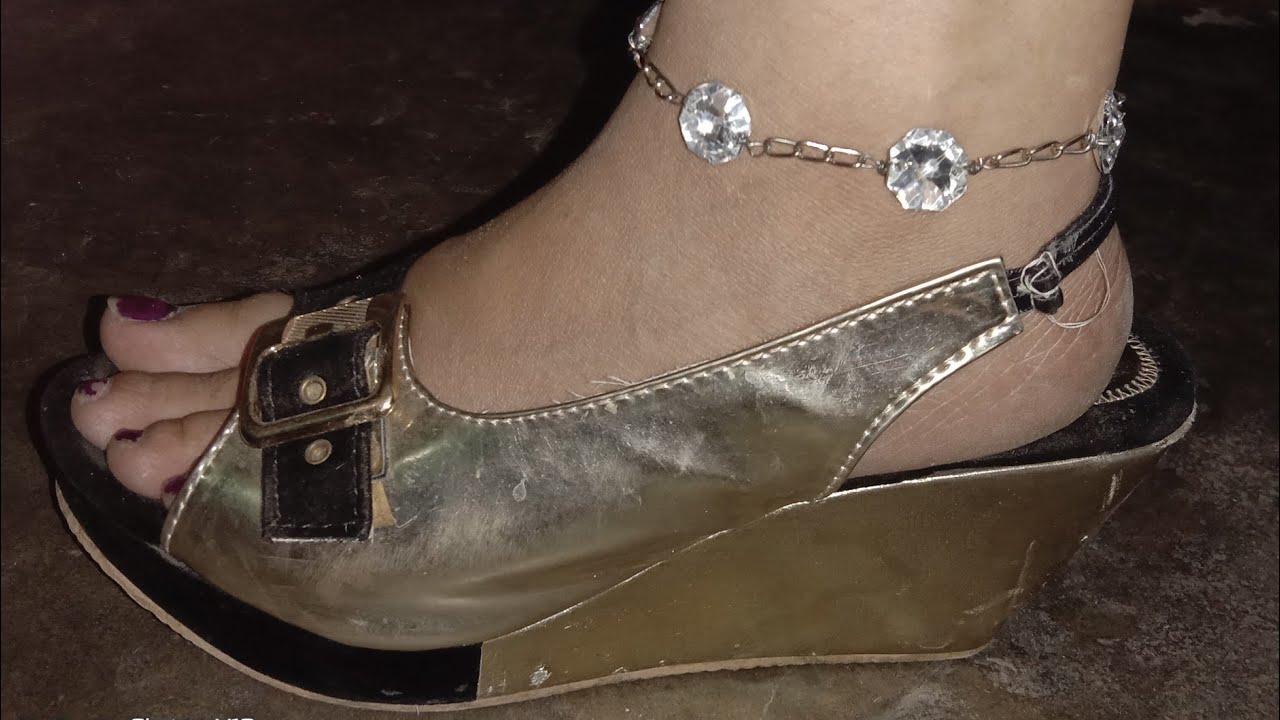 How to make beautiful one leg anklet at home - YouTube