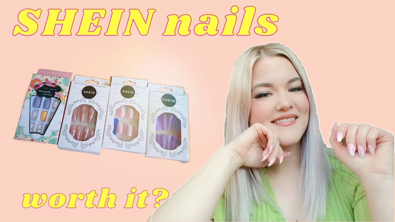 I tried press on nails from SHEIN - YouTube