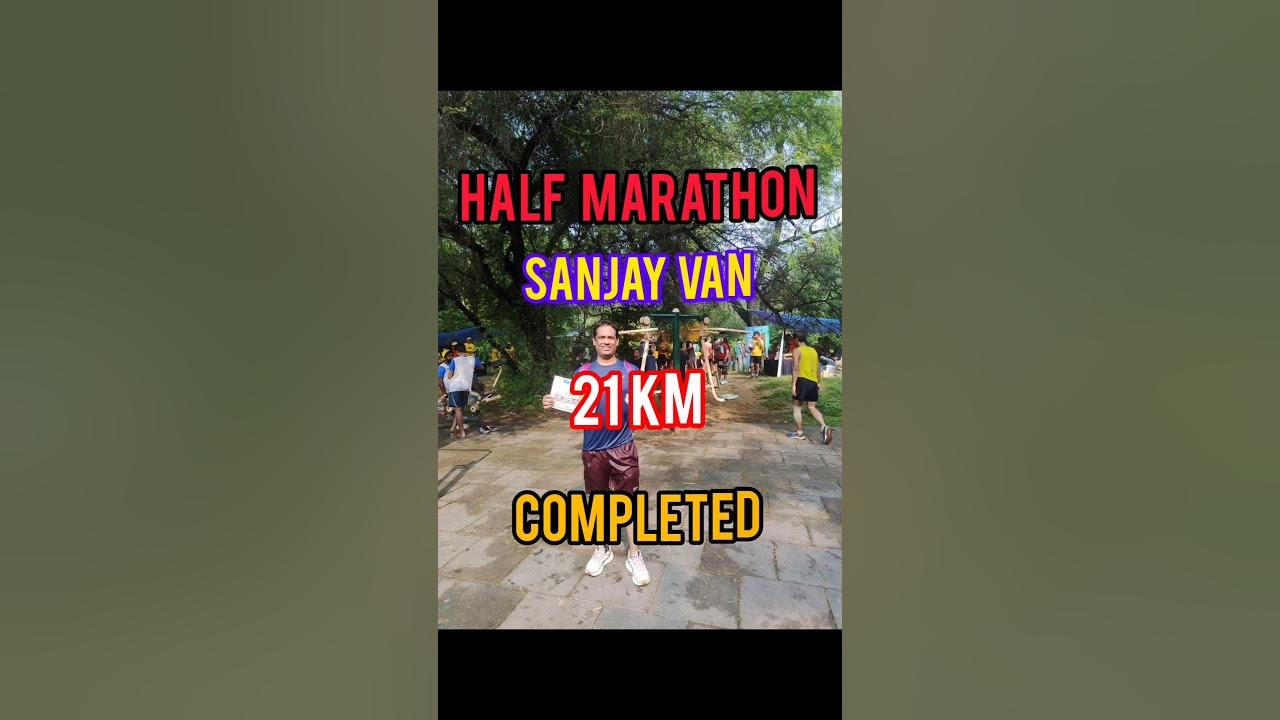 SANJAY VAN HALF MARATHON 👍#ytshorts #runner #marathon #motivation # ...