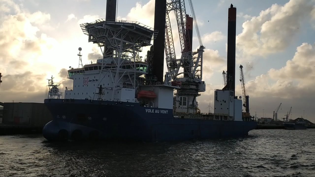 MV VOLE AU VENT | OFFSHORE SUPPLY VESSEL | OFFSHORE WIND SECTOR - YouTube