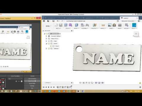 Fusion 360 for Absolute Beginner : making a keychain (Part 3/4) - YouTube
