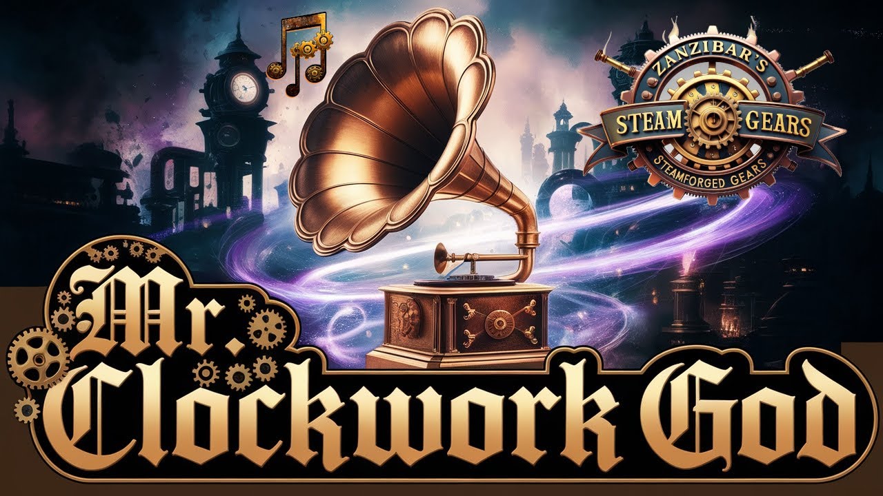 Zanzibar's Steamforged Gears sing: Mr . Clockwork God - AI Music - YouTube