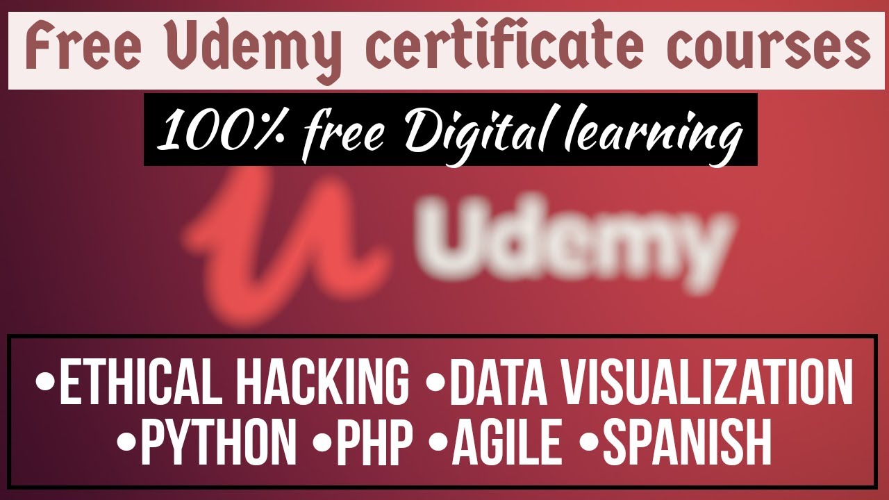 Udemy Courses for FREE | Udemy Coupons | Ethical Hacking course for FREE with CERTIFICATE ...
