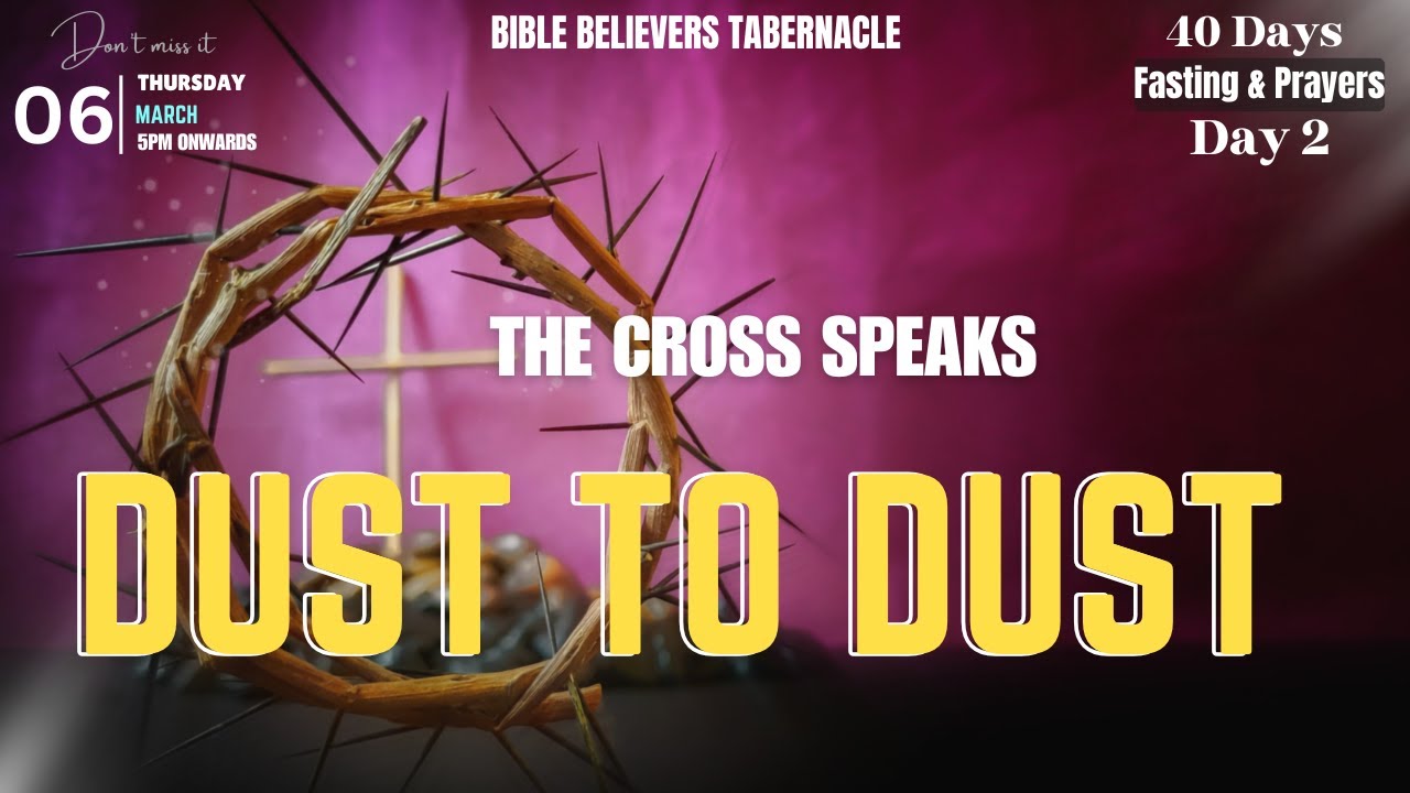 🔴 | Repentance and Returning To God || Dust To Dust || The Cross Speaks ...