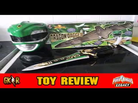 Mighty Morphin Power Rangers Legacy Dragon Dagger UK Review - YouTube