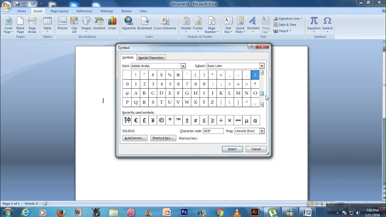 Insert menu options 4 - YouTube