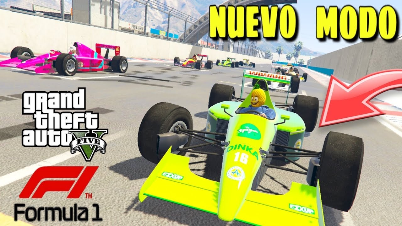 NUEVO MODO CARRERAS DE FORMULA 1 EN GTA 5 | GTA V ONLINE CARRERA DLC F1 ...